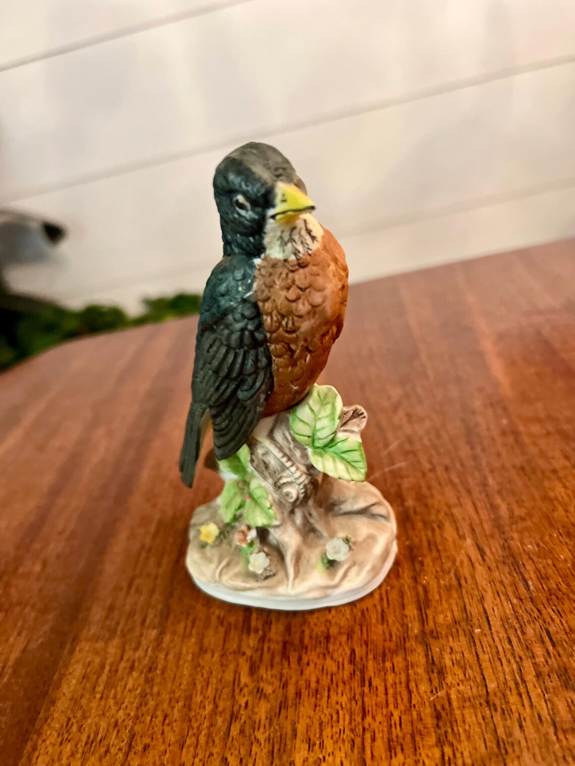 Vintage Norleans Ceramic Robin Made in Japan Bird Trinket Figurine on ...