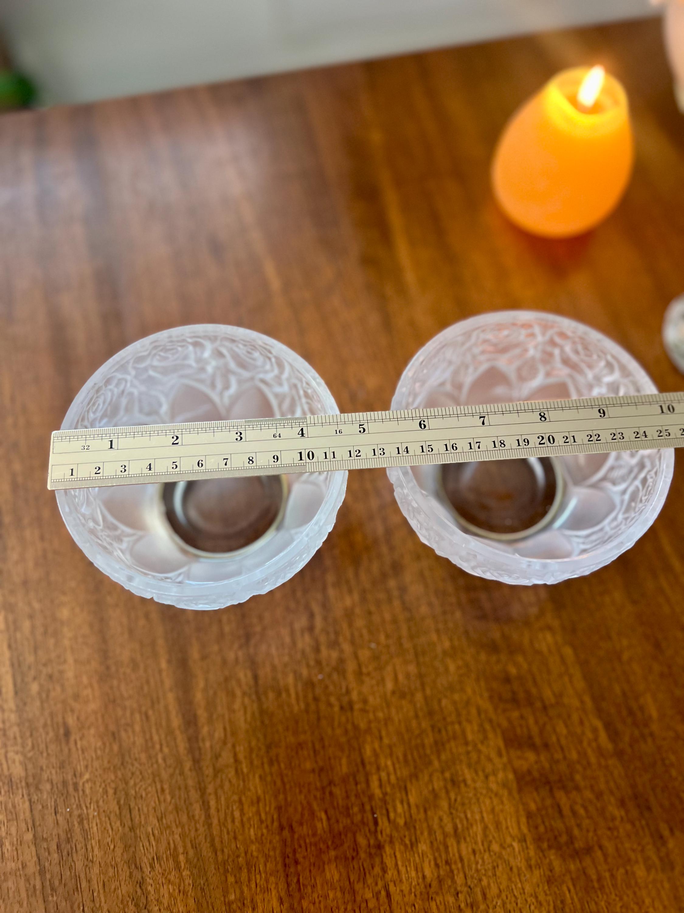 Vintage Frosted Lead Crystal Bowl With Silver Base William Adams Satin ...