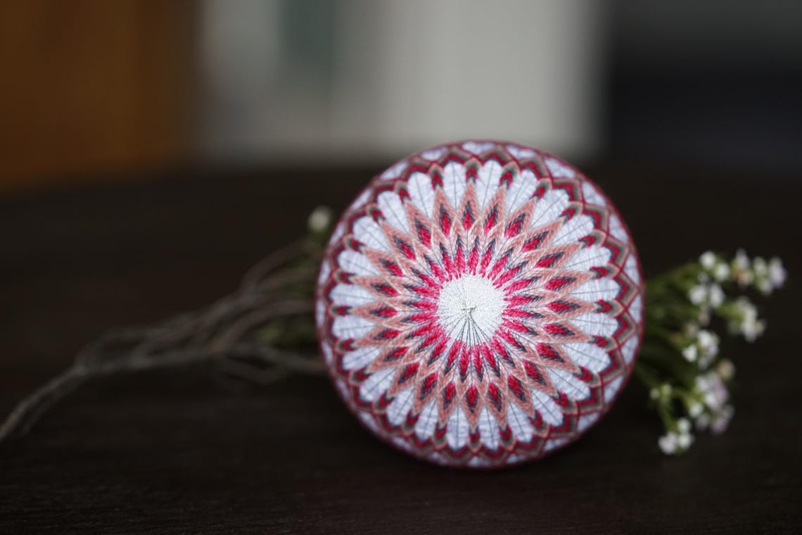 Temari Ball is Original Handcraft Decoration From Japan Traditional ...