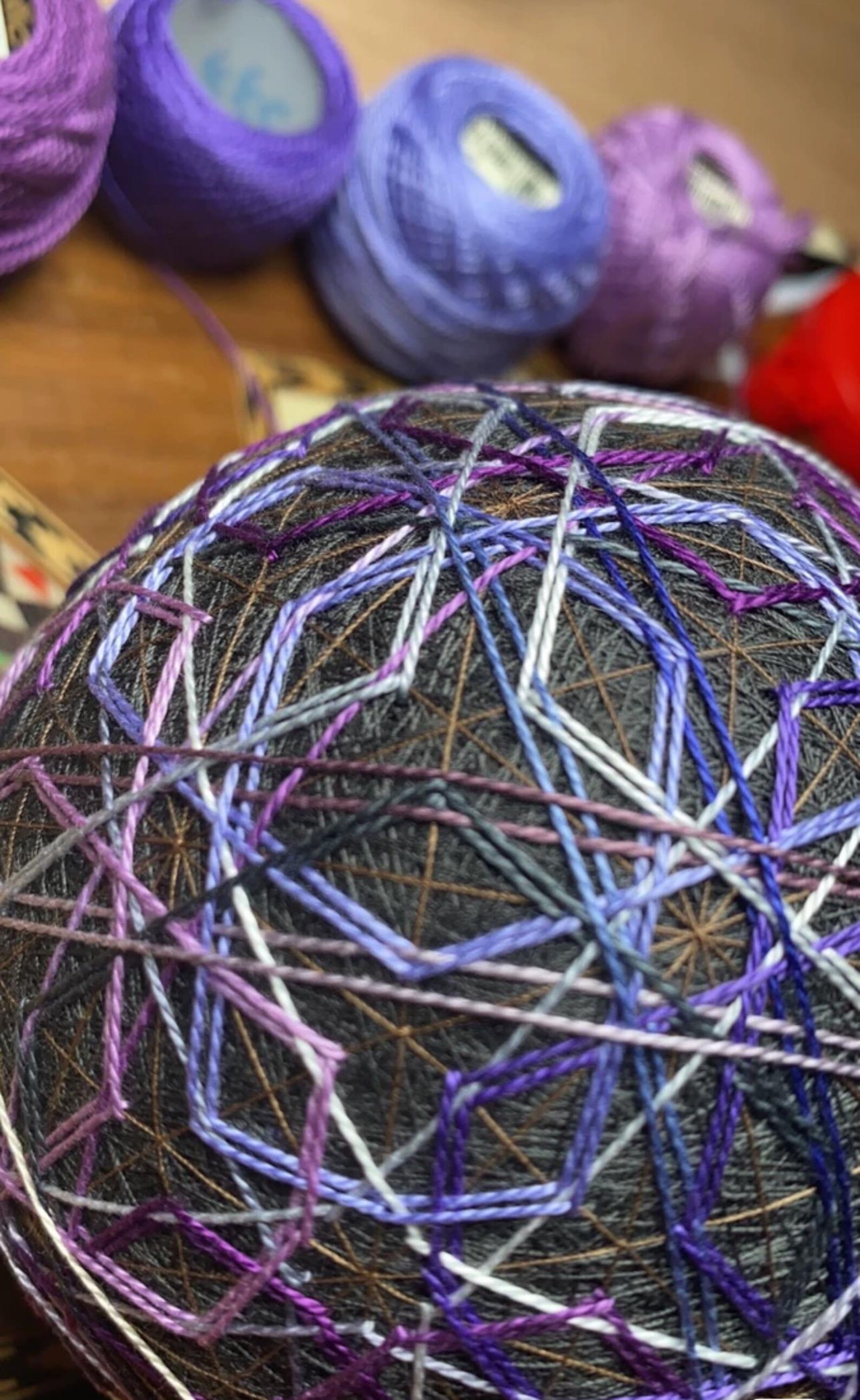 Phantoscope Temari Ball Original Handcraft - Etsy
