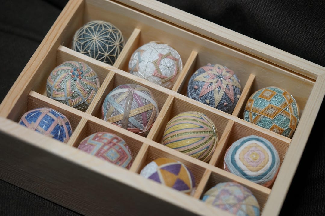 Temari Original Handcraft Set From Japan Traditional Kyoto Tokyo Ball ...