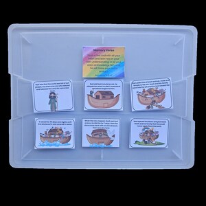 Noah and the Ark Sensory Bin, Noah and the Ark Bible Story Kit ...