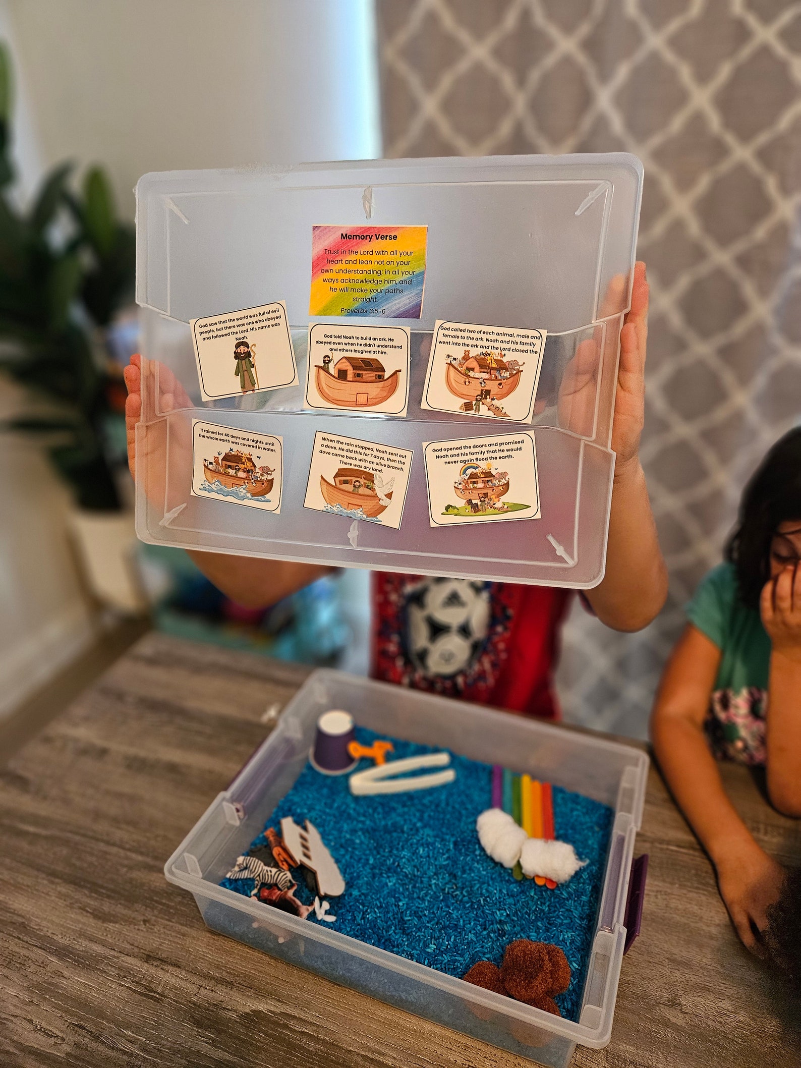 Noah and the Ark Sensory Bin, Noah and the Ark Bible Story Kit ...