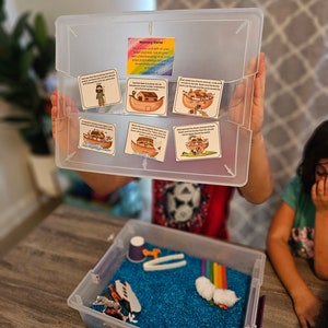 Noah and the Ark Sensory Bin, Noah and the Ark Bible Story Kit ...