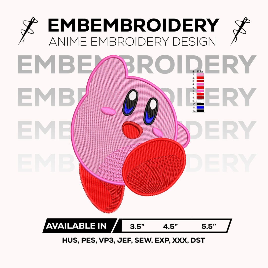 Anime Designs for Embroidery Machines, Anime Embroidery Designs ...