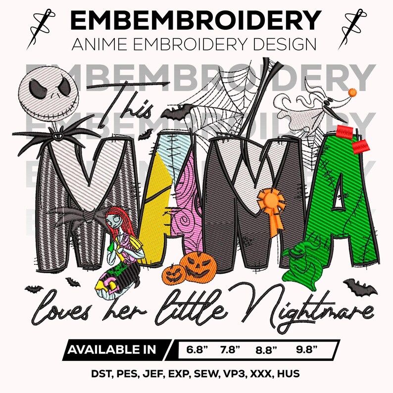 Halloween Jack Embroidery Designs, Halloween Machine Embroidery Design ...