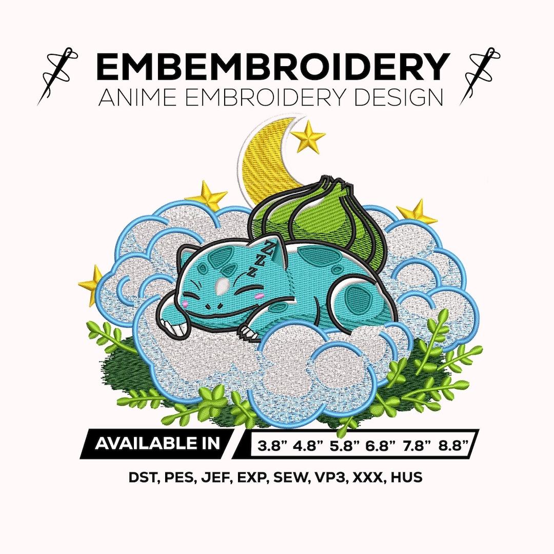 Anime Designs for Embroidery Machines, Anime Embroidery Designs ...