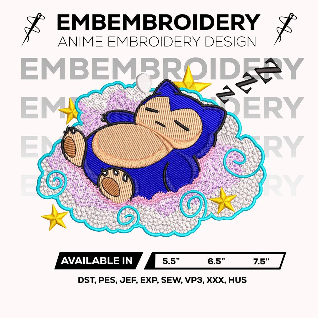 Anime Designs for Embroidery Machines, Anime Embroidery Designs ...