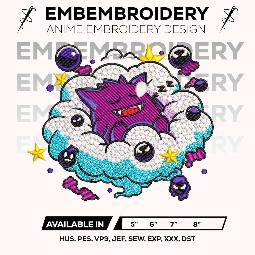 Anime Designs for Embroidery Machines, Anime Embroidery Designs ...