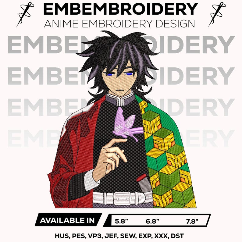 Anime Designs for Embroidery Machines, Anime Embroidery Designs ...