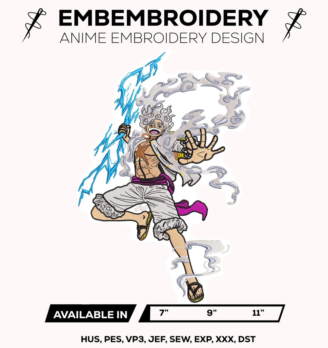 Anime Designs for Embroidery Machines, Anime Embroidery Designs ...