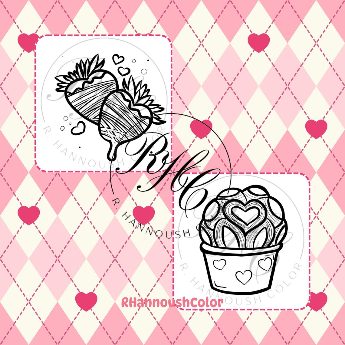 Coloring Pages for Adults for Women Printable Sweethearts Sweet Treats ...