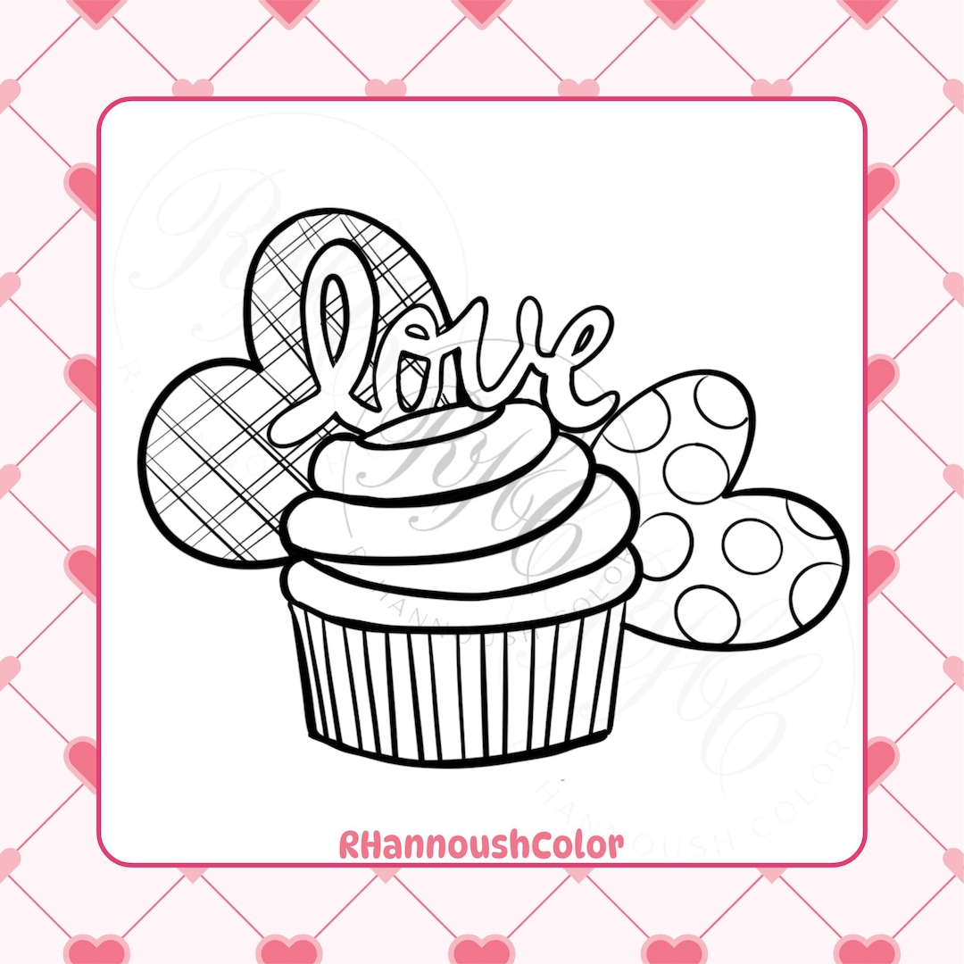 Coloring Pages for Adults for Women Printable Sweethearts Sweet Treats ...