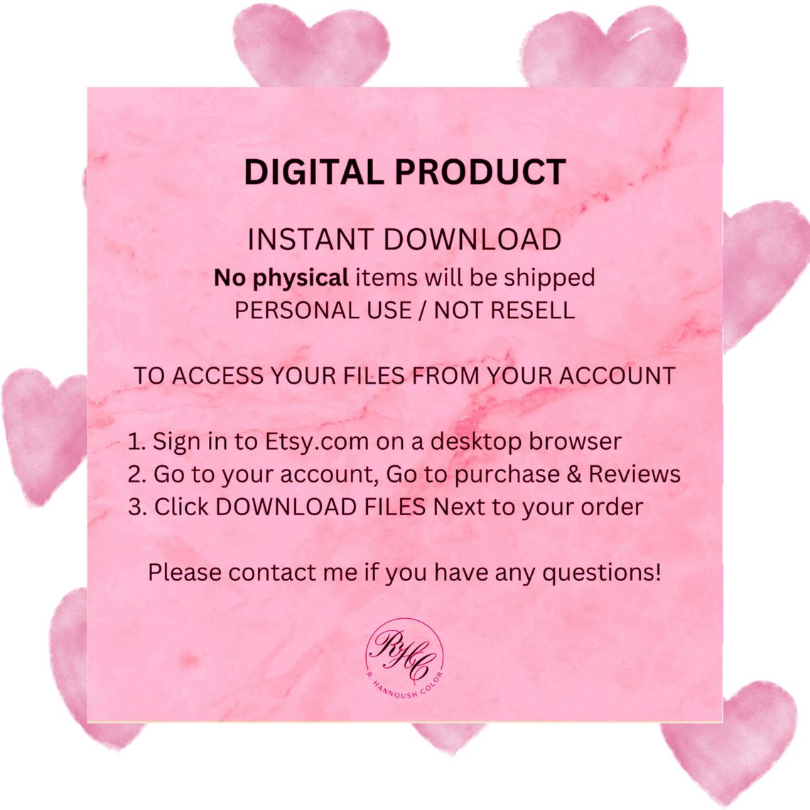 Cute Girly Pink Daily Planner To-do List Printout Instant Download ...