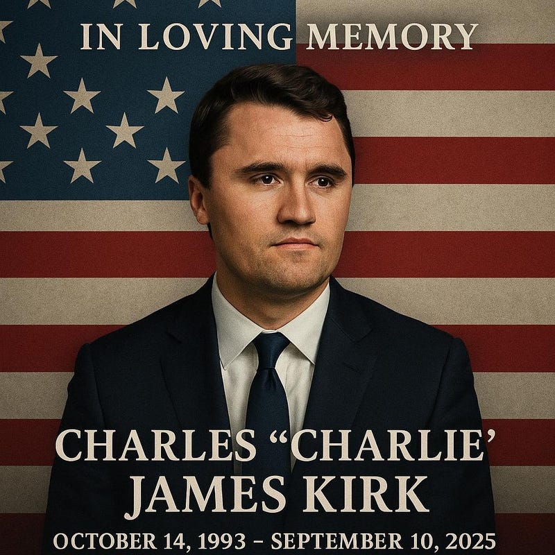 Poster of Charlie Kirk - Etsy