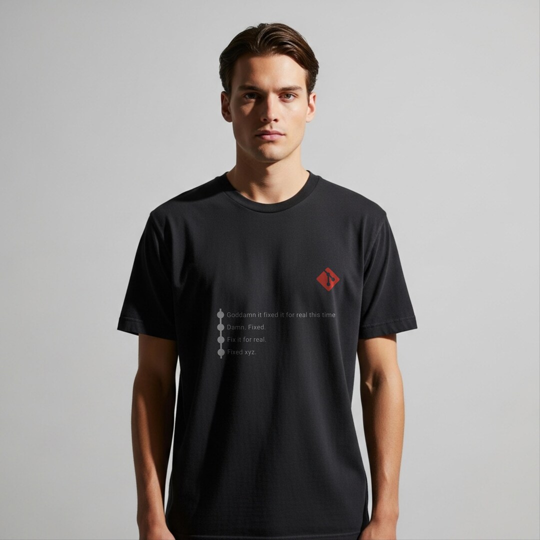 Funny Git Commit Unisex Tee Shirt, Programmer Top, Coding Tshirt ...