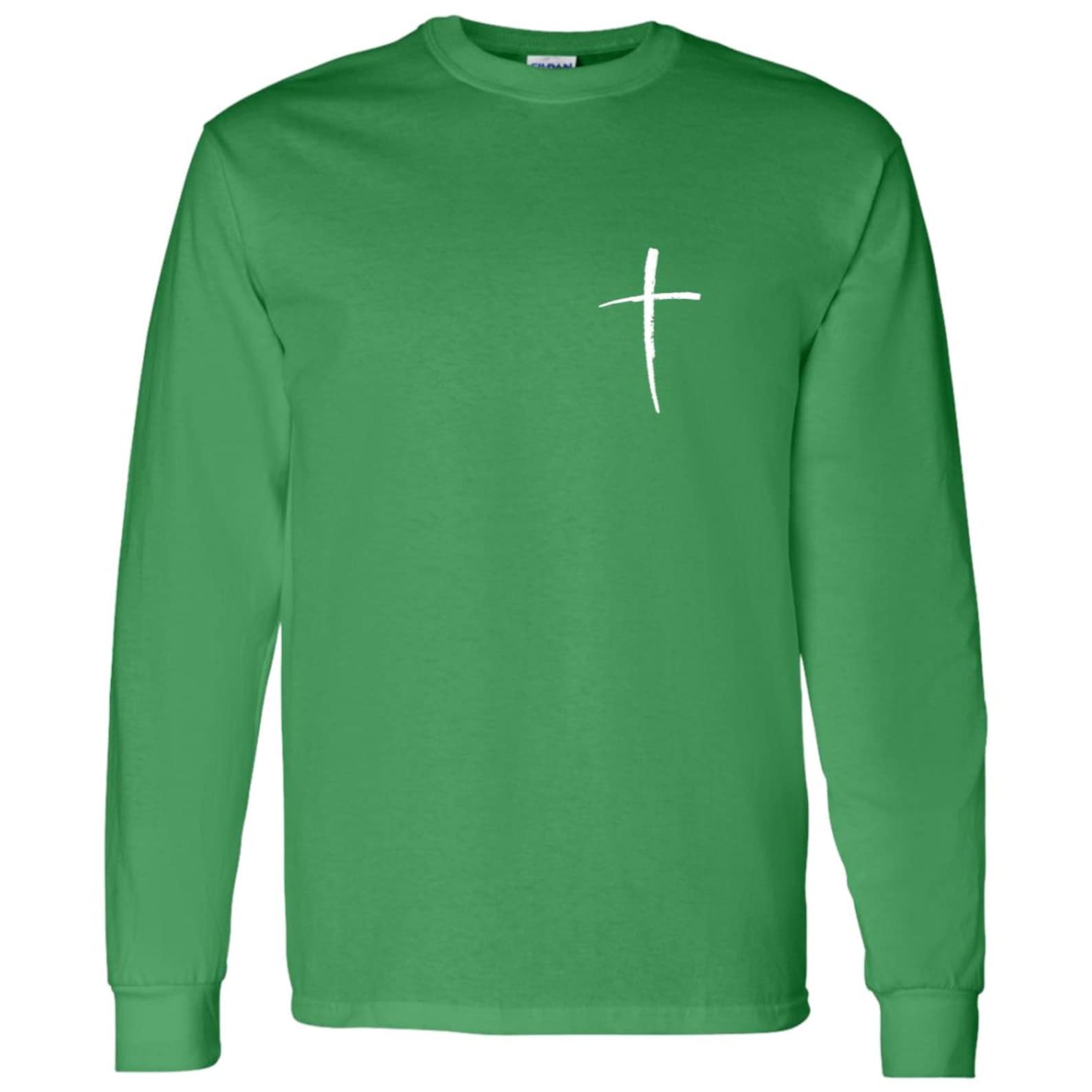 Cross Logo Long Sleeve Shirt | Edgy Faith-inspired Christian Apparel ...