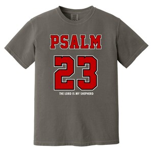 Vintage Psalm 23 Shirt – Inspired by Classic Sports Jerseys, Psalm 23 ...