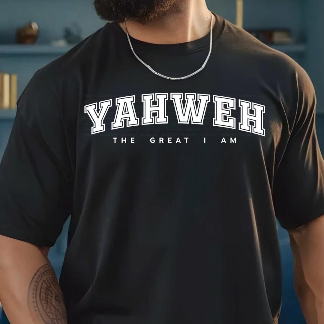 Vintage Yahweh 'the Great I Am' College-style Shirt - Faith-inspired ...