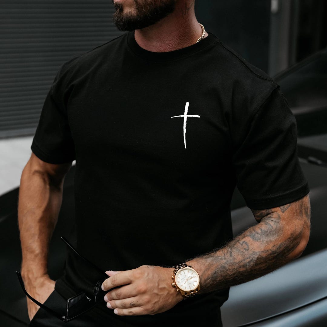 Cross Logo Shirt - Edgy Faith-inspired Christian Apparel | Bright ...