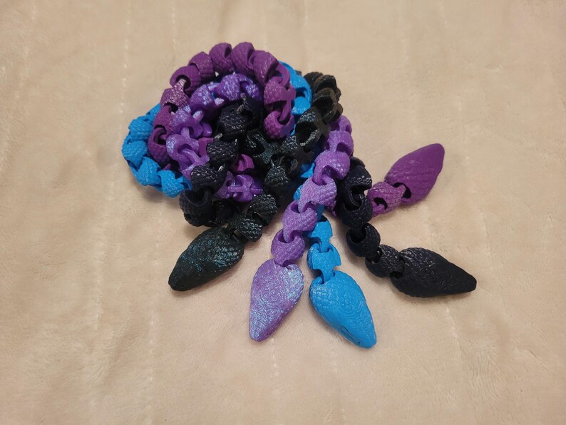 3D Printed Articulated Snakes - Etsy