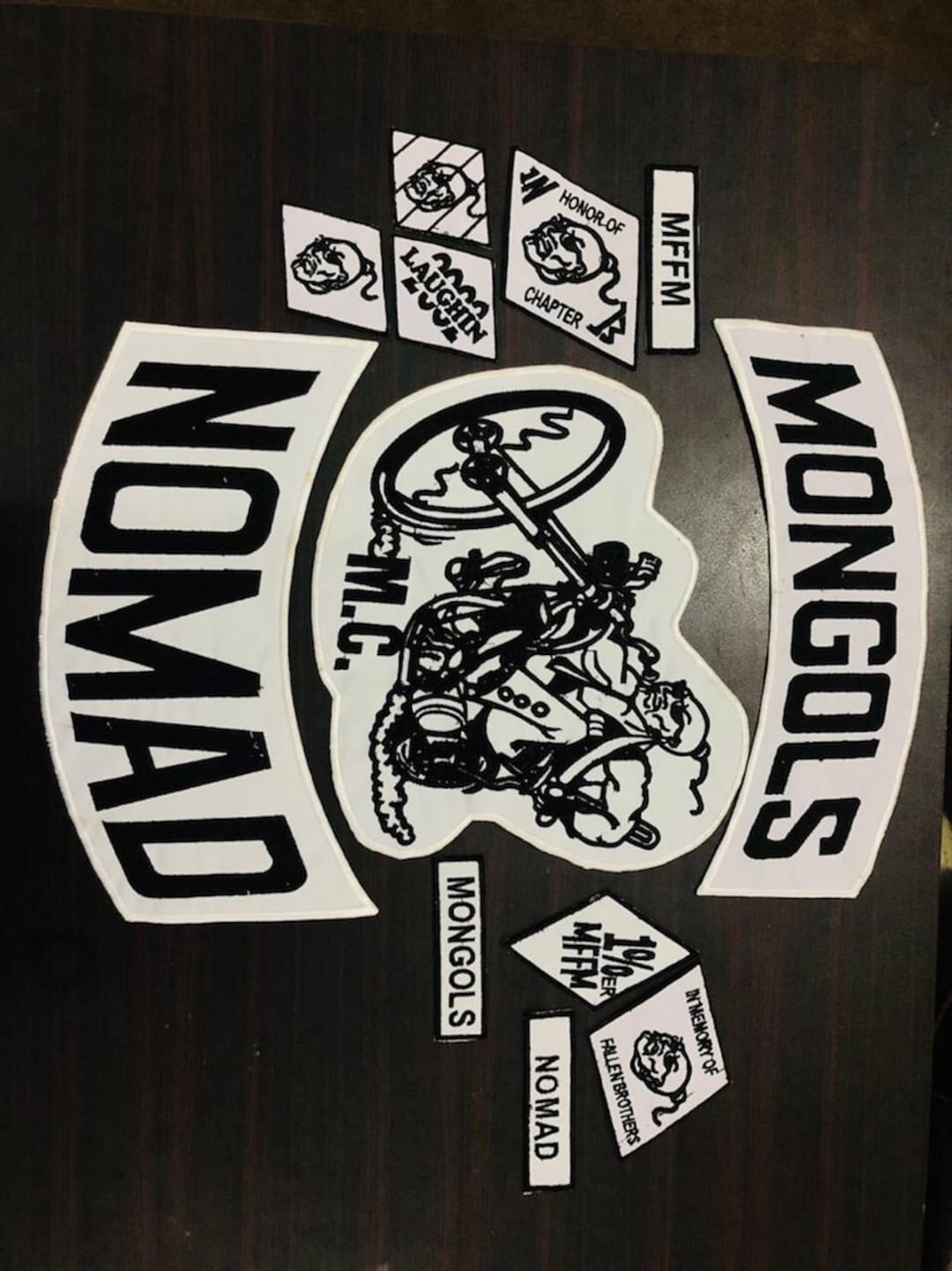 Mongols Nomad Biker Embroidered Patch Iron on Sew On - Etsy