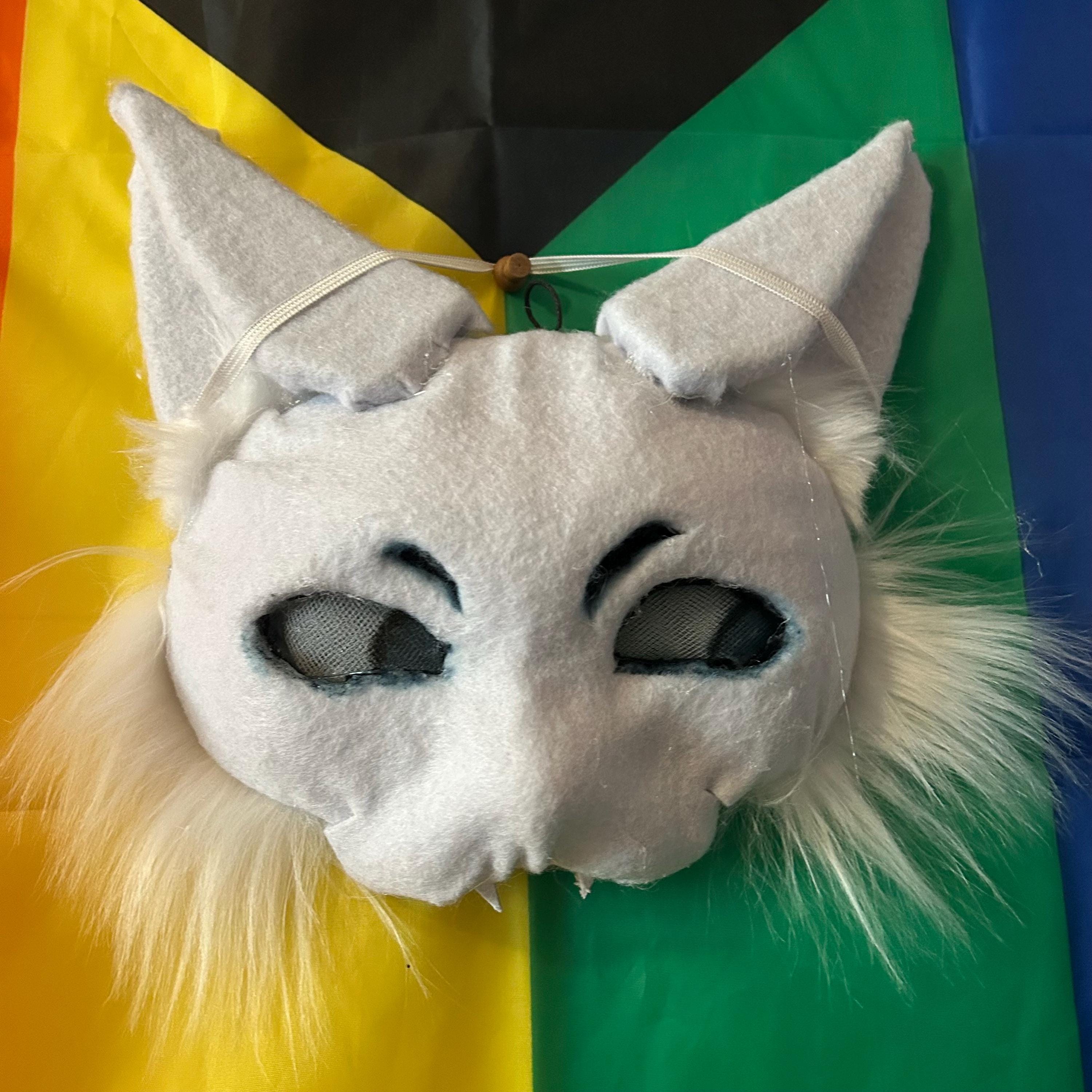 Turkish Angora Cat - Therian Mask - Etsy