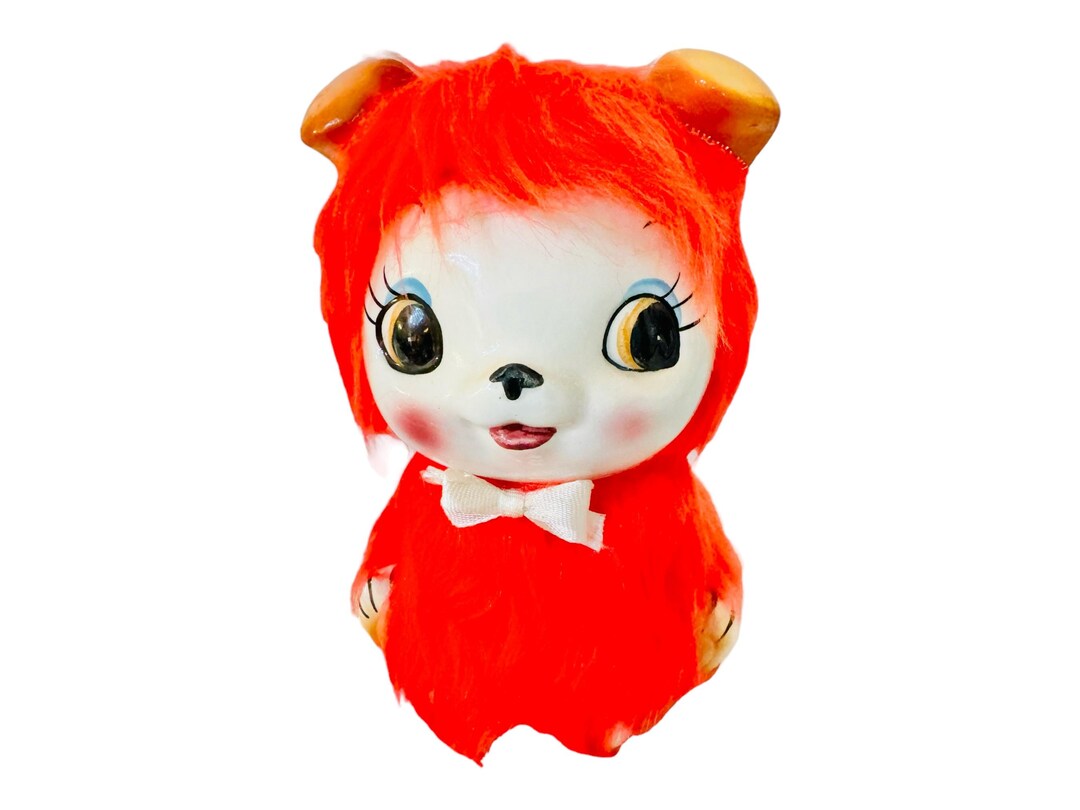 Vintage Anthropomorphic Norcrest Furry Cat Coin Bank Dog Piggy Bank MCM ...