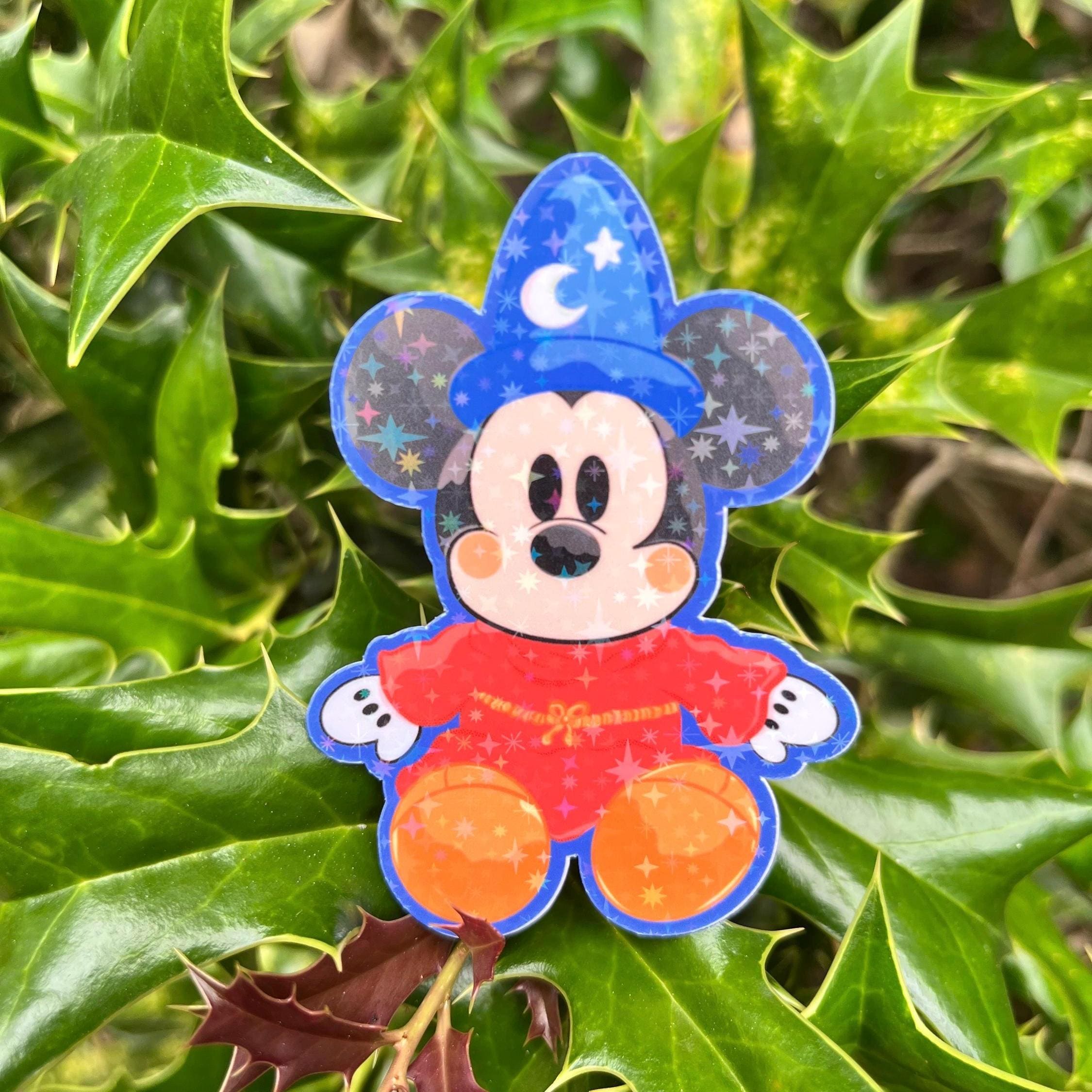 Holographic Sorcerer Mouse Sticker: Fantasia Inspired - Etsy