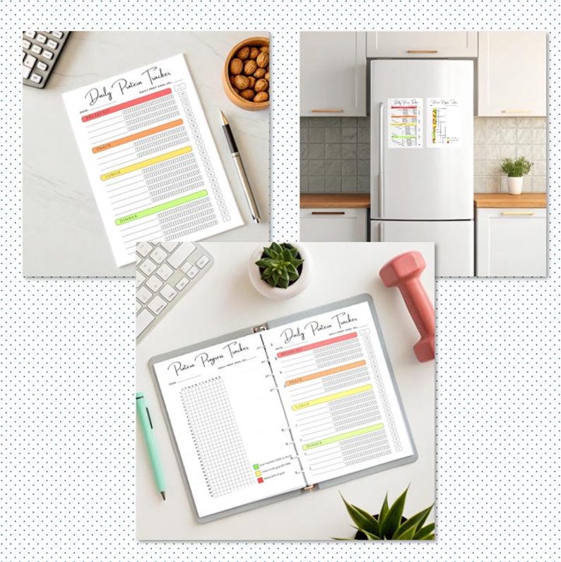 Protein Tracker | Protein Chart | Fitness Journal | Protein Food List ...