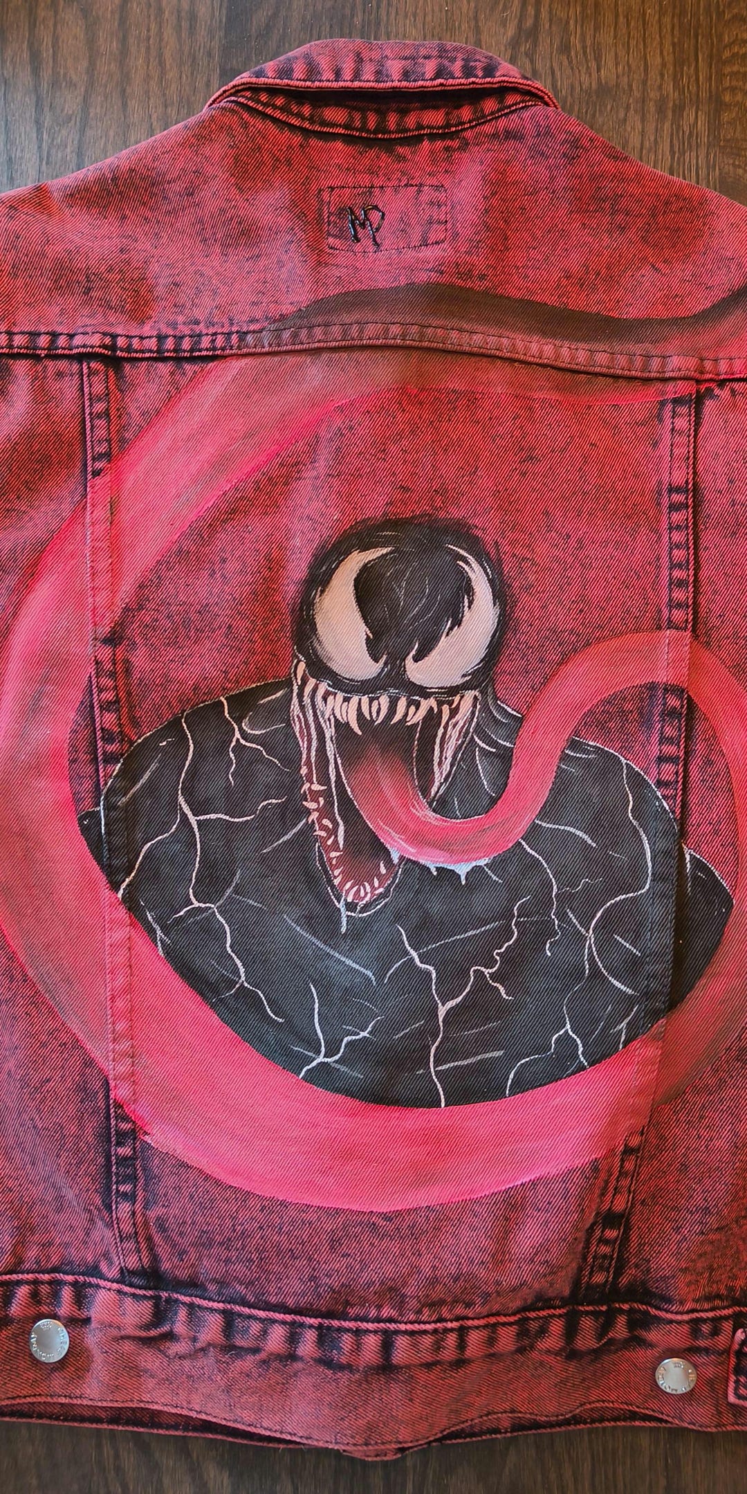 Hand Painted Venom Jacket - Etsy