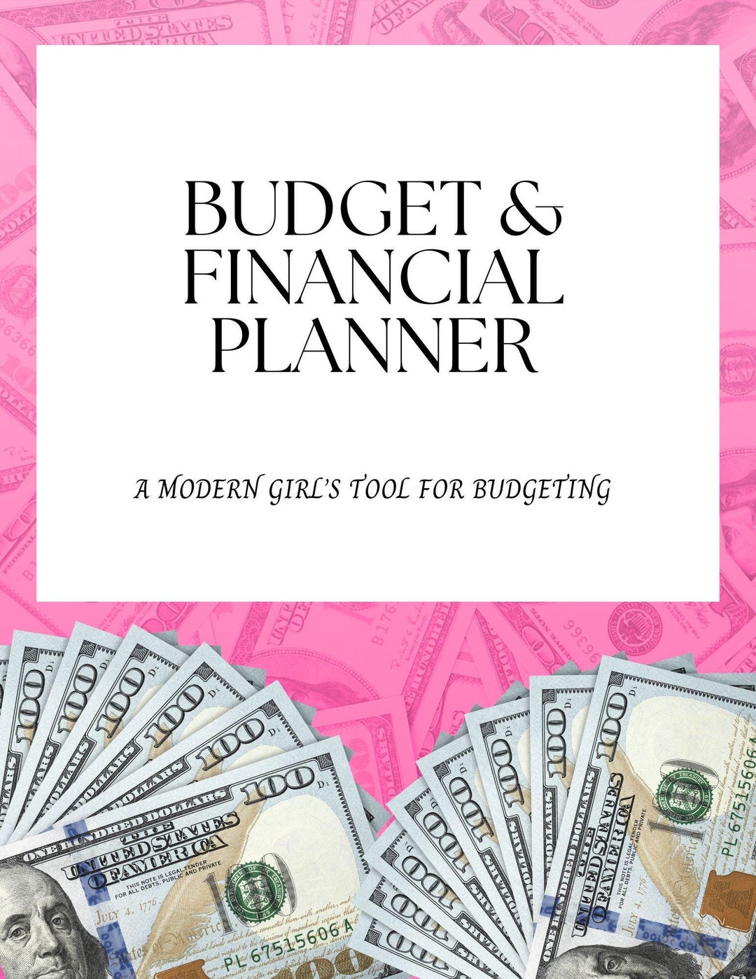 Budget & Financial Planner: A Modern Girl's Tool for Budgeting ...