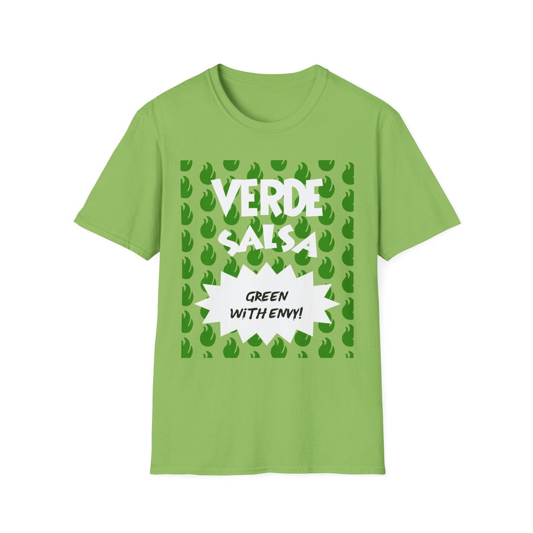 Taco Bell Verde Salsa Sauce Group Costume T-shirt "green With Envy" - Etsy