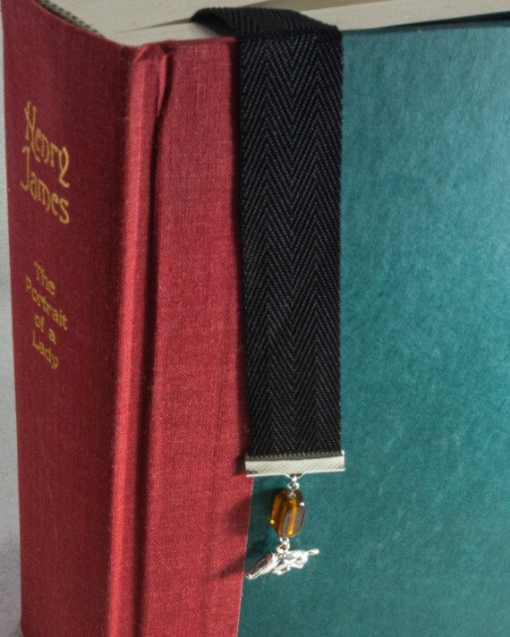 Charmed Ribbon Bookmark Black | Etsy