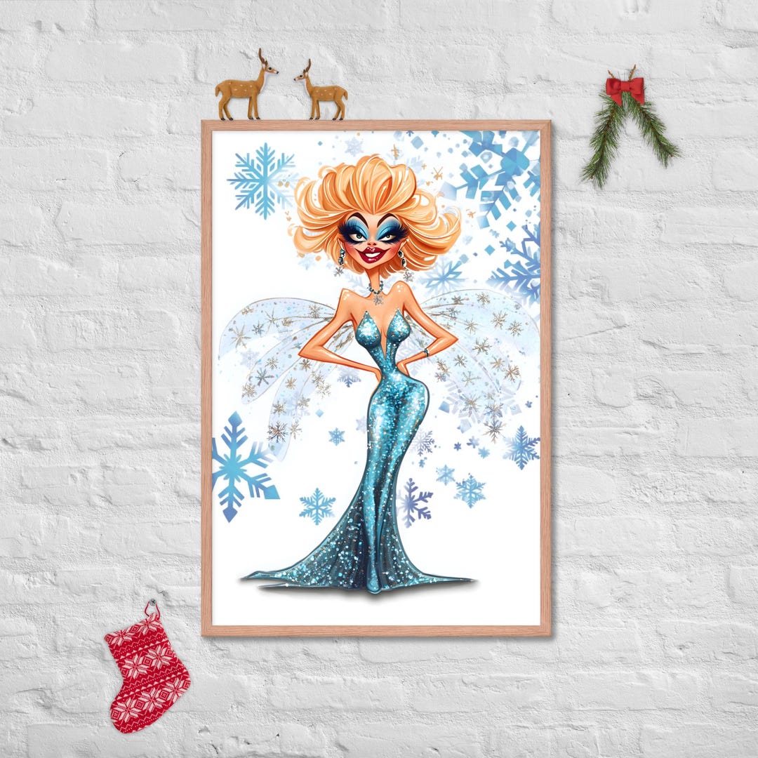 Aurora Snowfall, Fairy (drag) Queen – Framed Glamour Print - Etsy