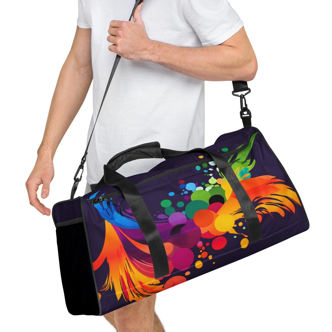 Chromatic Flow Duffle Bag - Etsy