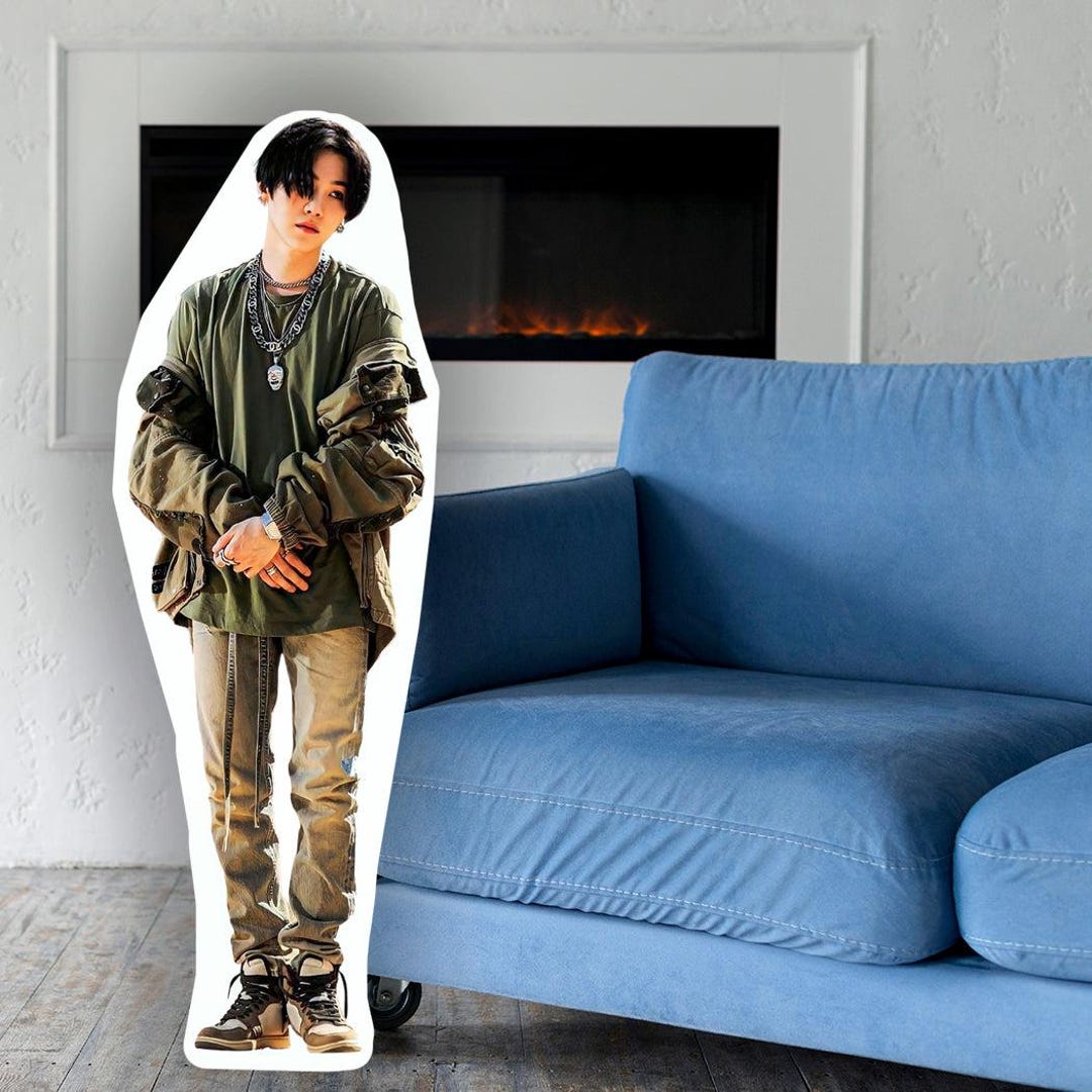 Giant Life-size Suga 3D Pillow, A Stylish Tribute to BTS Fans - Etsy UK