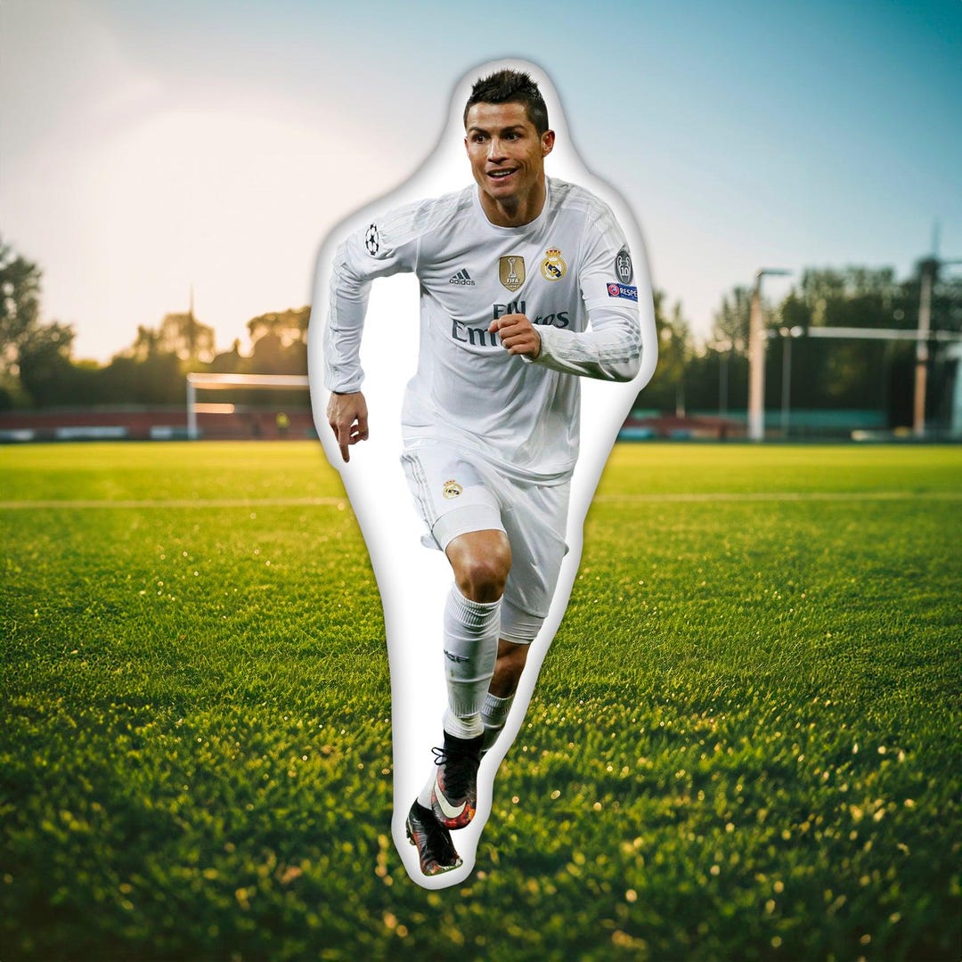 Life Size Cristiano Ronaldo 3D Pillow A Legendary Tribute for Football ...