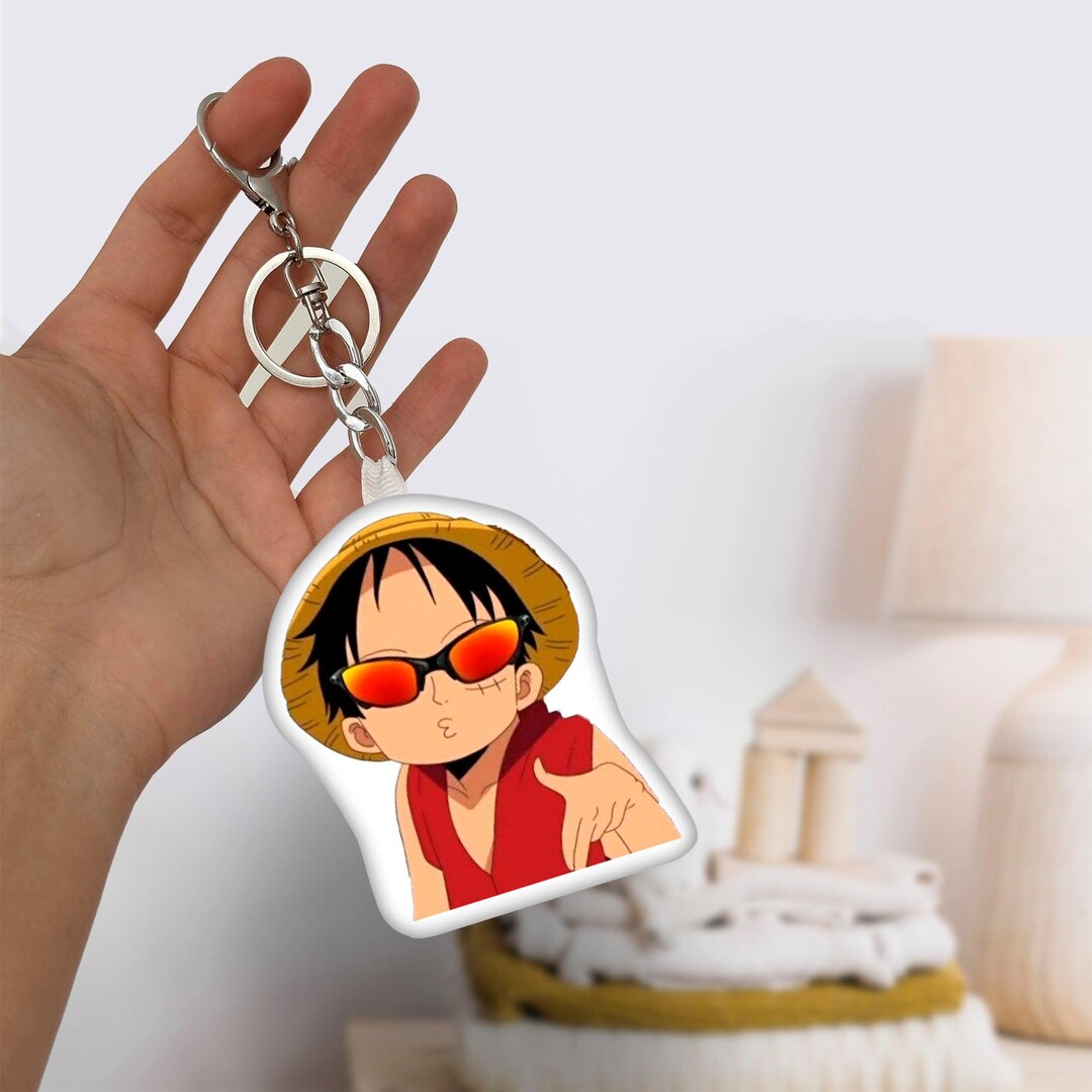 Luffy Plush Keychain, A Must-have for One Piece Fans - Etsy