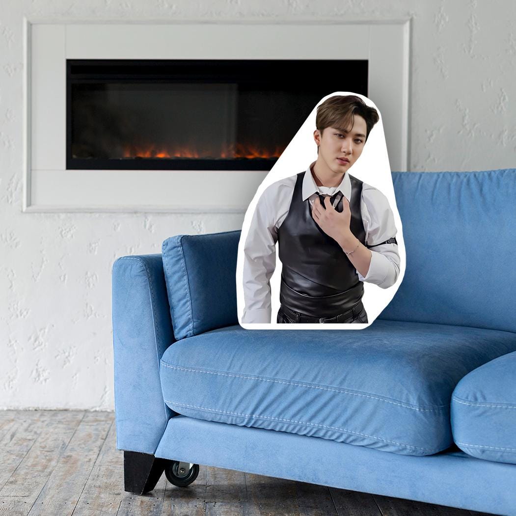 Custom K-pop Picture Pillow, Personalized Gift for K-pop Fan, Stray ...