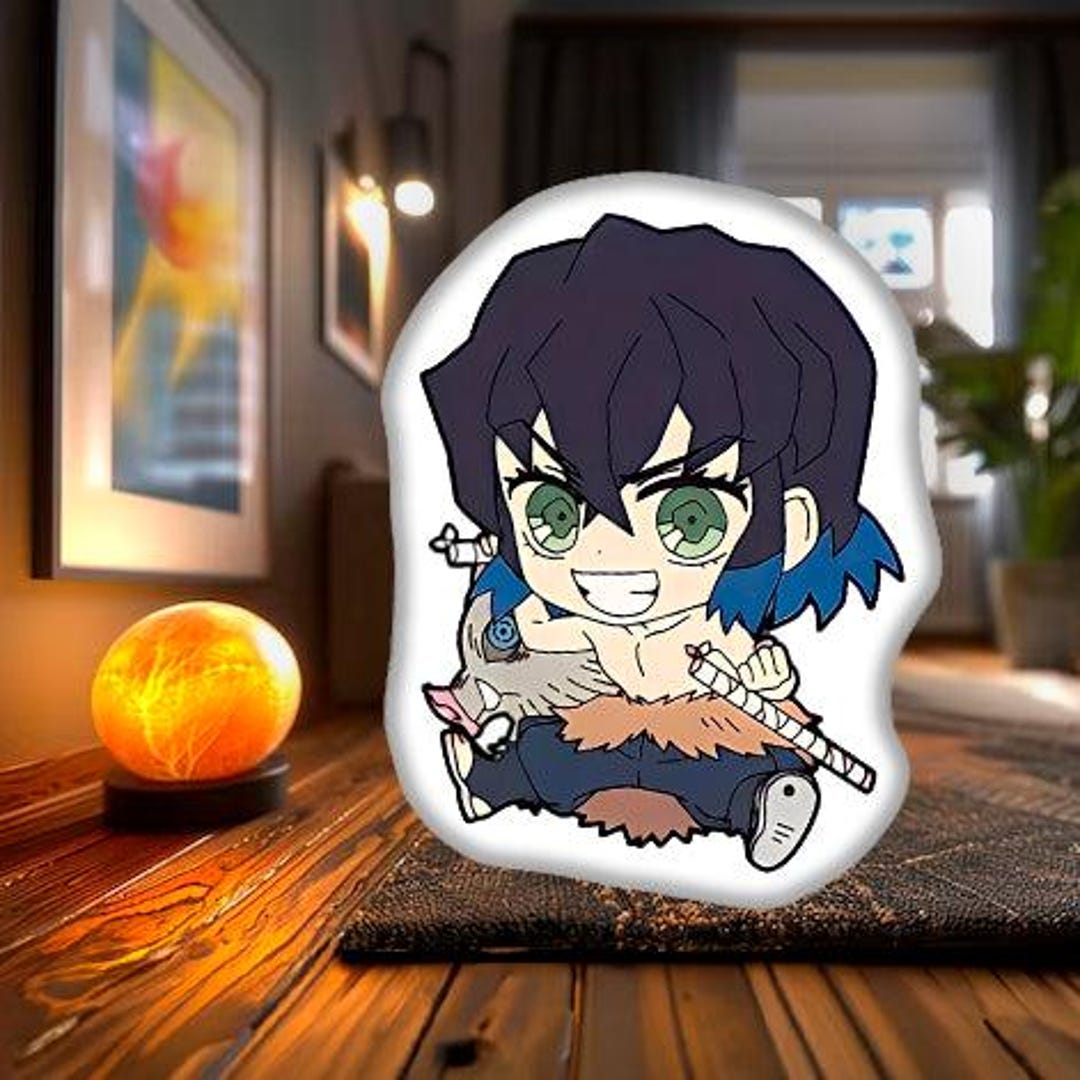 Inosuke Hashibira Pillow, the Wild Beast of Demon Slayer - Etsy