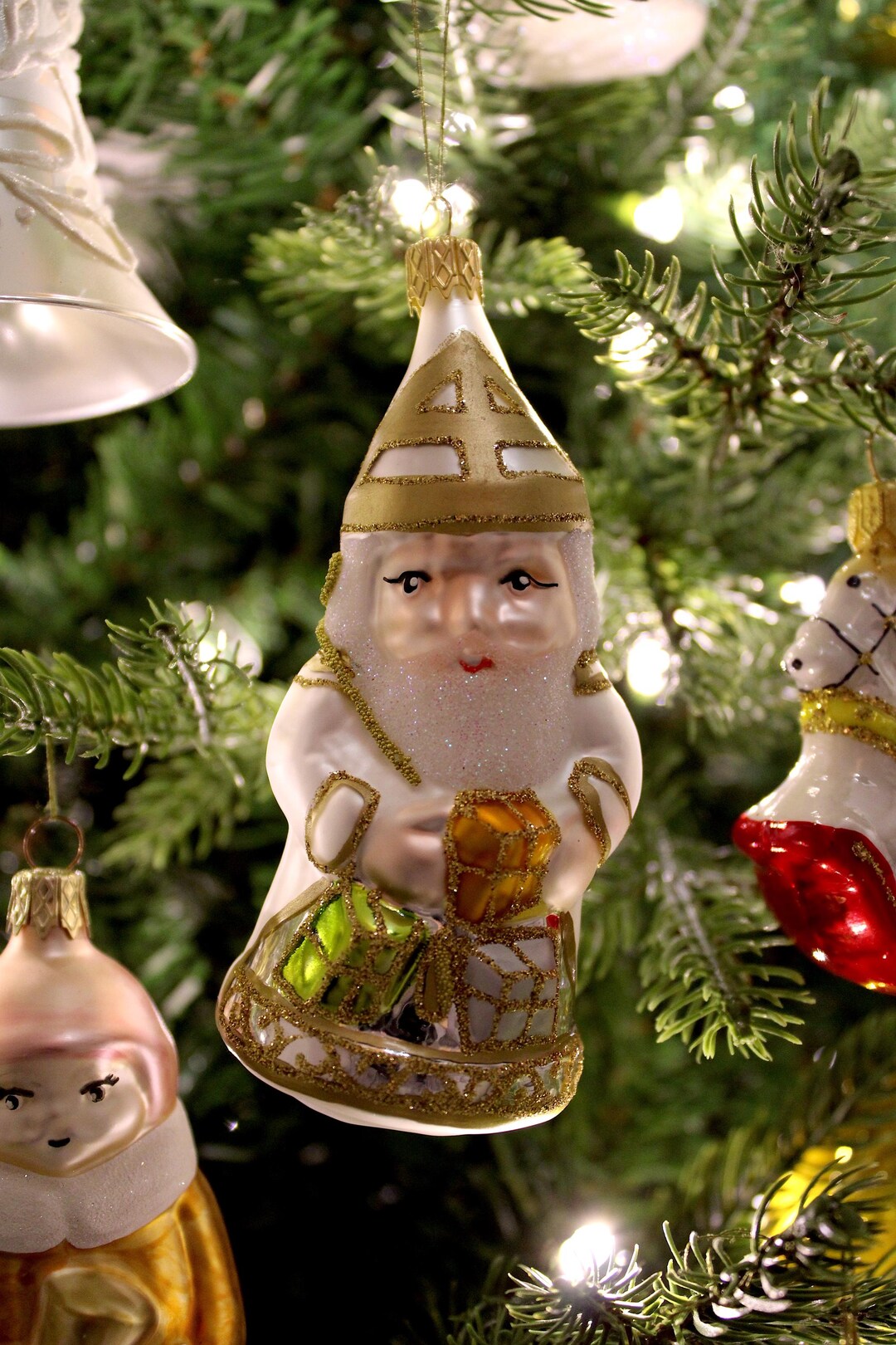 Saint Christmas Ornament: Holy Tree Theme - Etsy