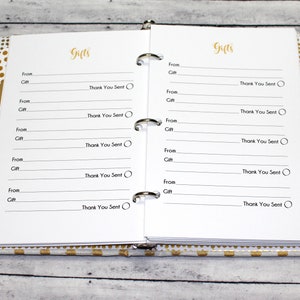 Gift Log, Gift Recording Book, Bridal Shower Gift Recording Book ...
