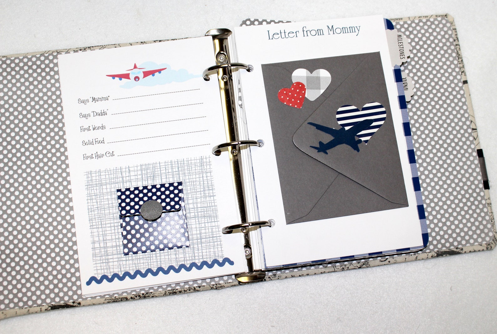 BABY Journal Baby Memory Book Monthly Milestones Baby Boy - Etsy