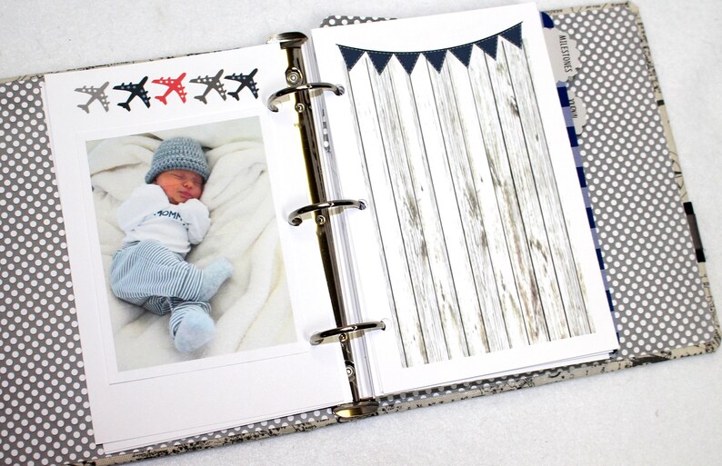 BABY Journal Baby Memory Book Monthly Milestones Baby Boy - Etsy