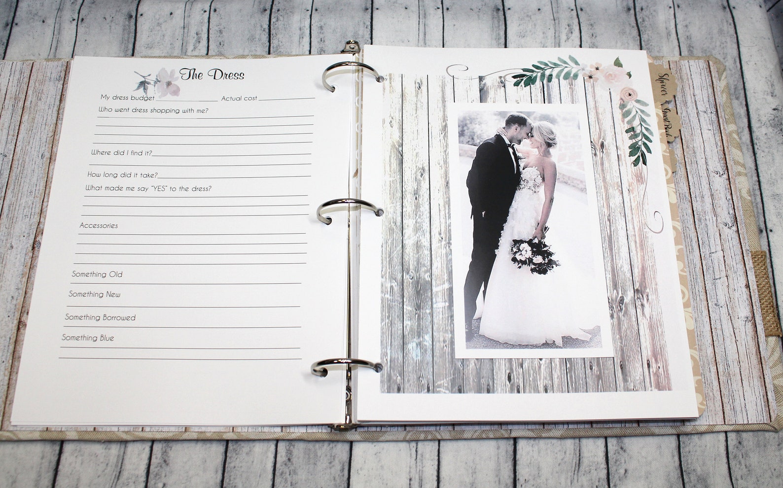 Rustic Wedding Scrapbook Wedding Memory Book Wedding - Etsy