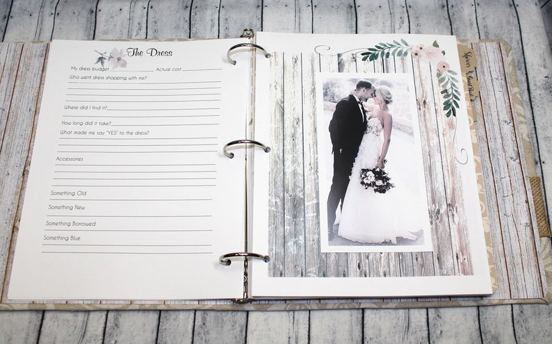 Rustic Wedding Scrapbook Wedding Memory Book Wedding - Etsy