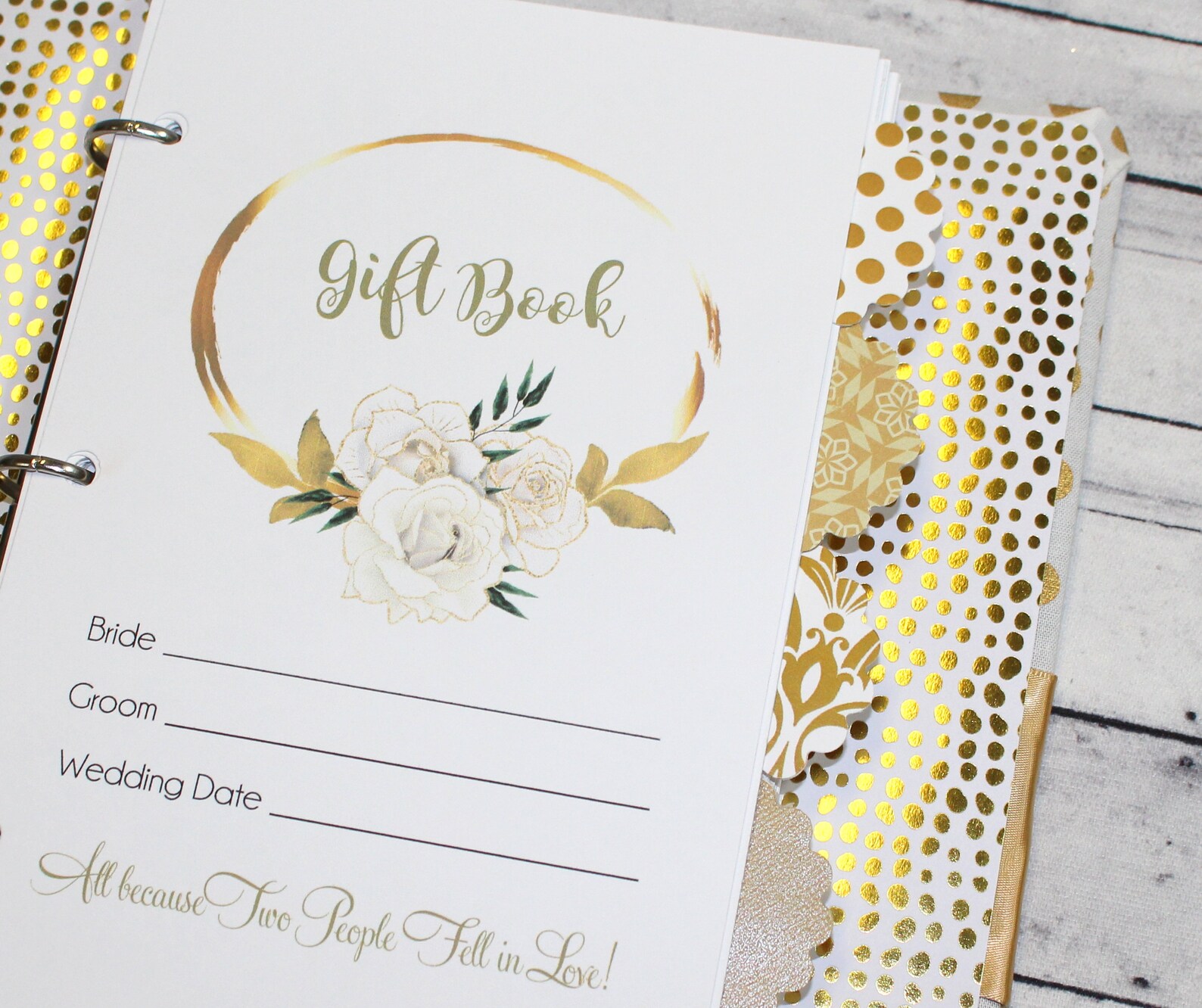 Gift Log Gift Recording Book Bridal Shower Gift Recording - Etsy