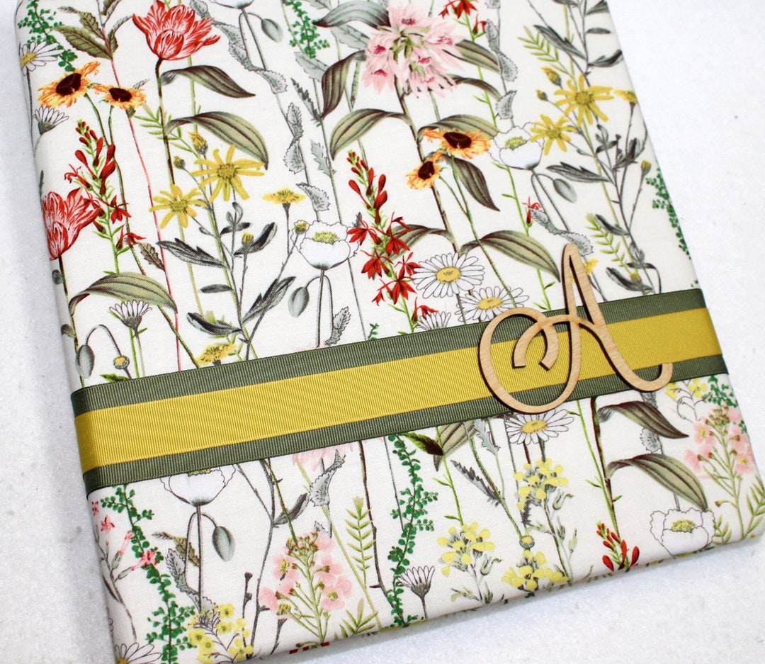 Baby Memory Book, Wildflower Baby Book, Baby Book Girl, Personalized ...
