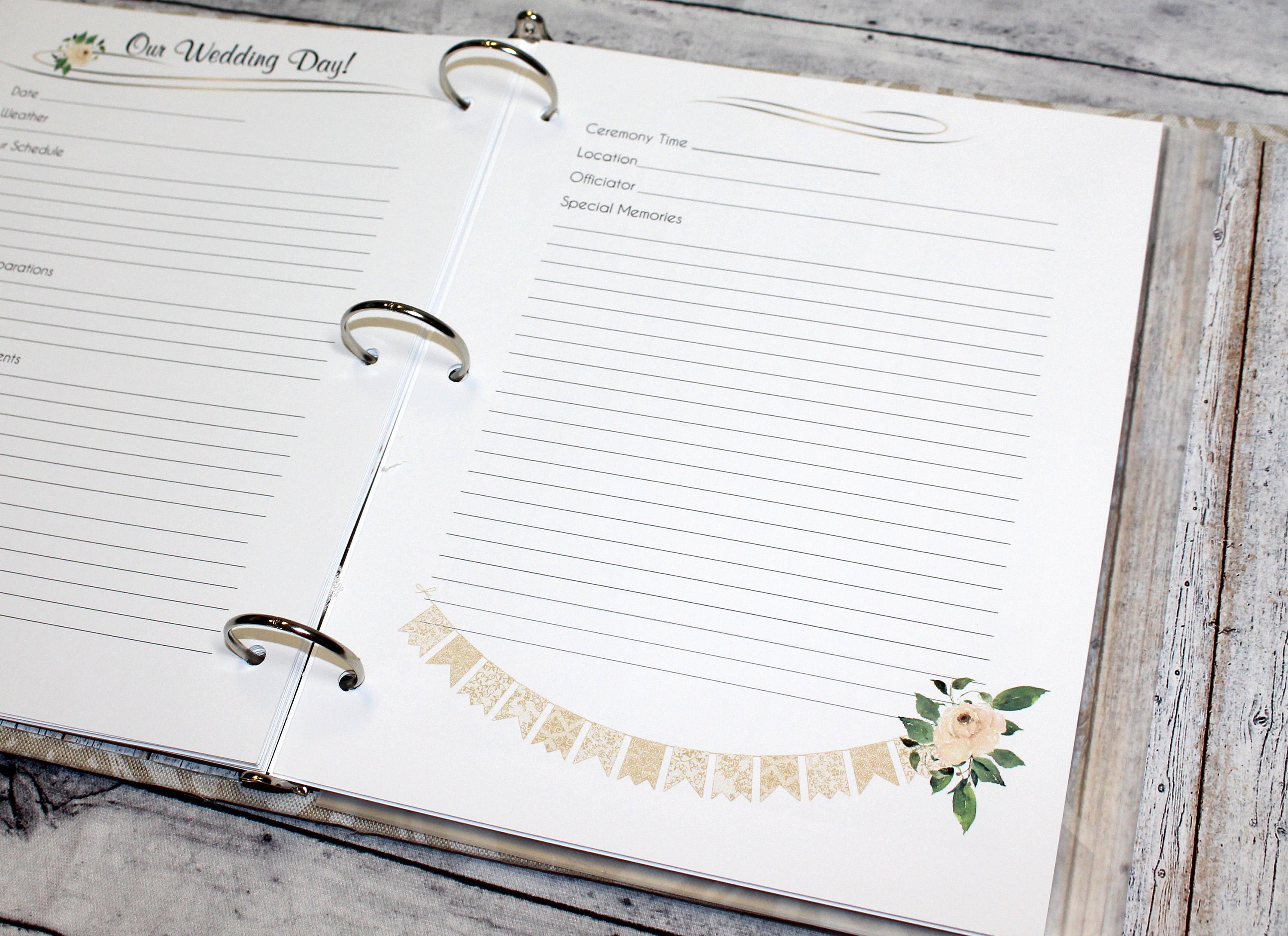 Rustic Wedding Scrapbook Wedding Memory Book Wedding | Etsy